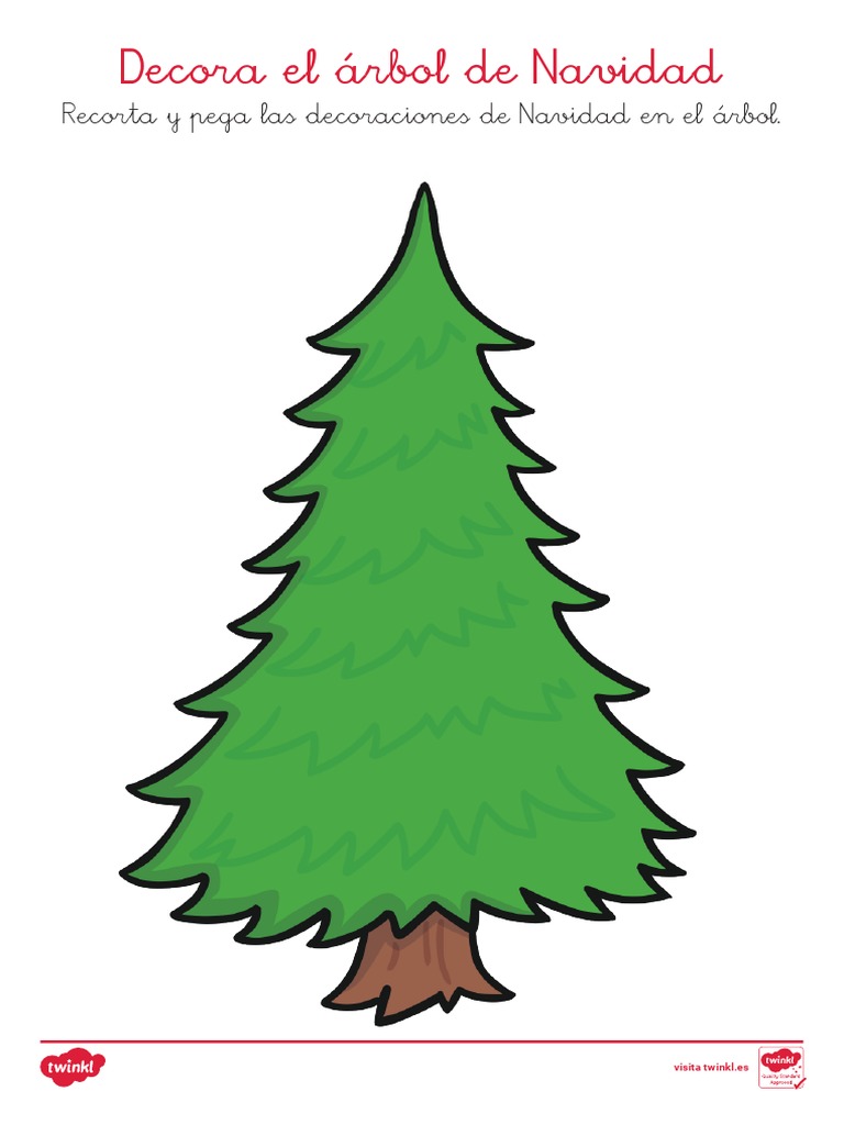 Es T 10000143 Ficha de Actividad Decora El Arbol de Navidad - Ver - 1 | PDF