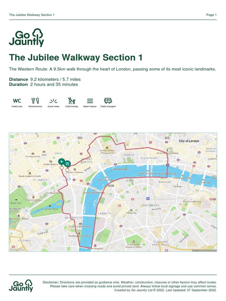 The Jubilee Walkway Section 1 | PDF | Palace Of Westminster