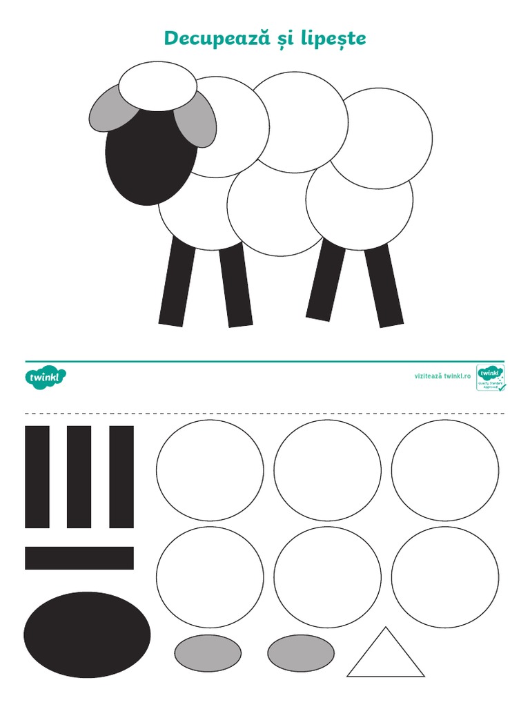 Dec 110 Animale Domestice Din Forme Geometrice Activitate Avap Ver 1 | PDF