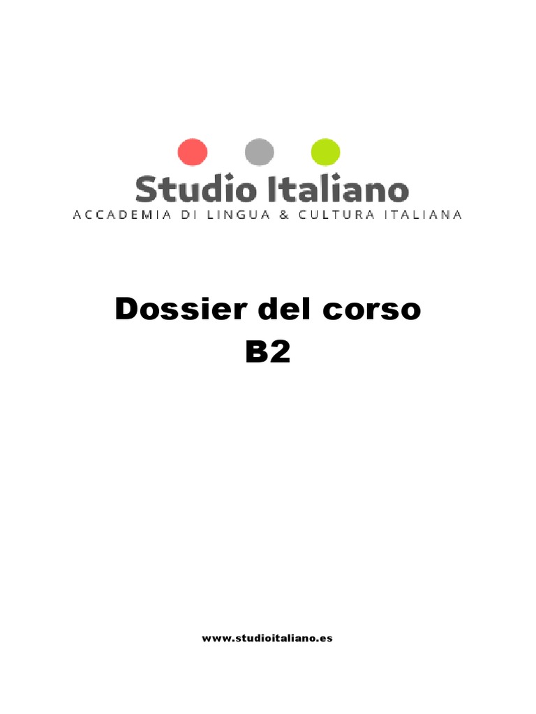 Italiano B2 | PDF