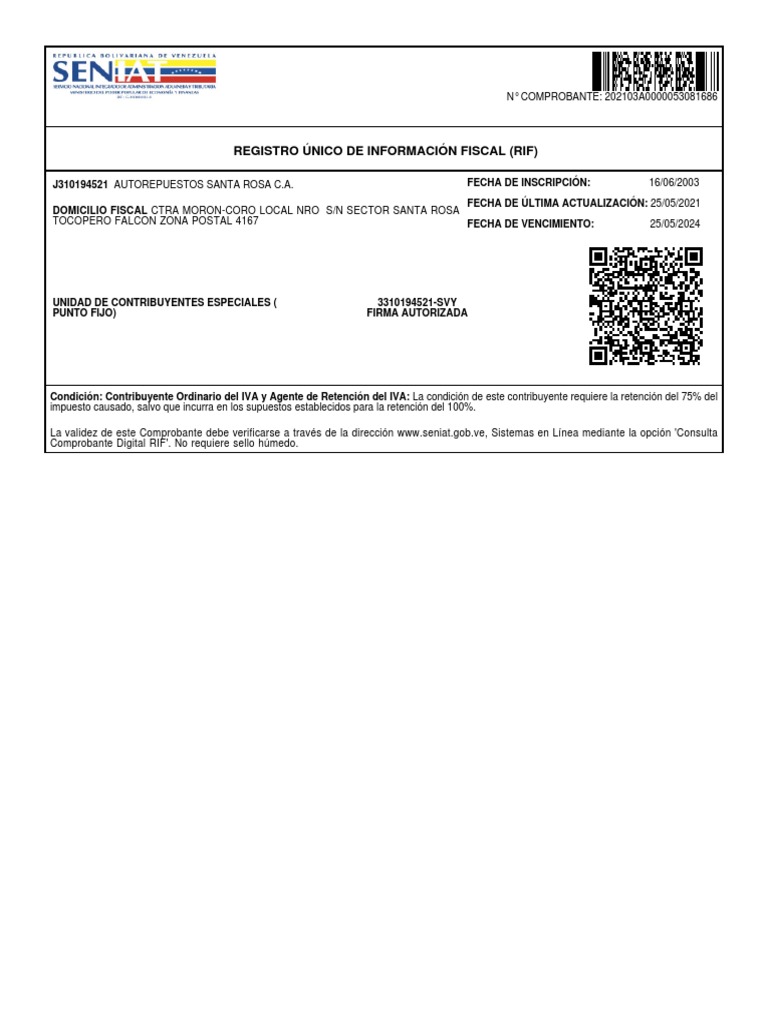 Rif Negocio 2021-2024 | PDF