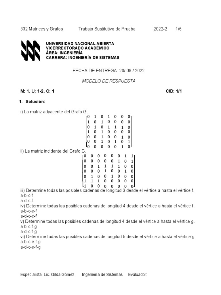 Modelo Resp. Cod. 332 | PDF