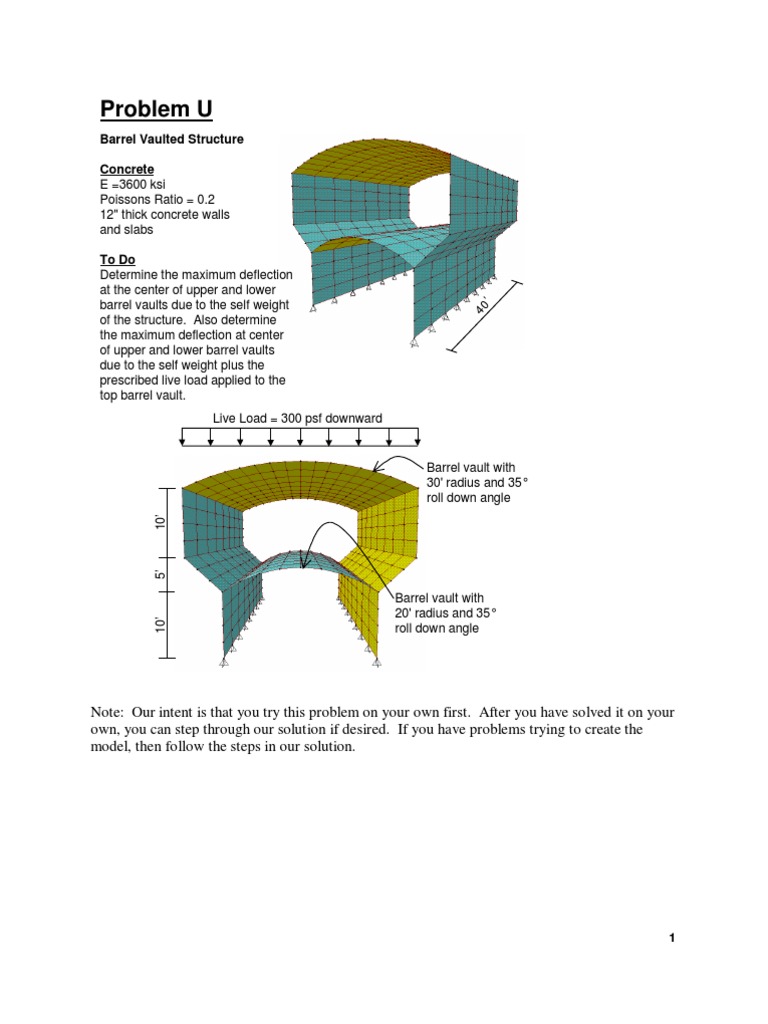 Barrel Vaulted Structure | PDF | Dialog Box | Menu (Computing)