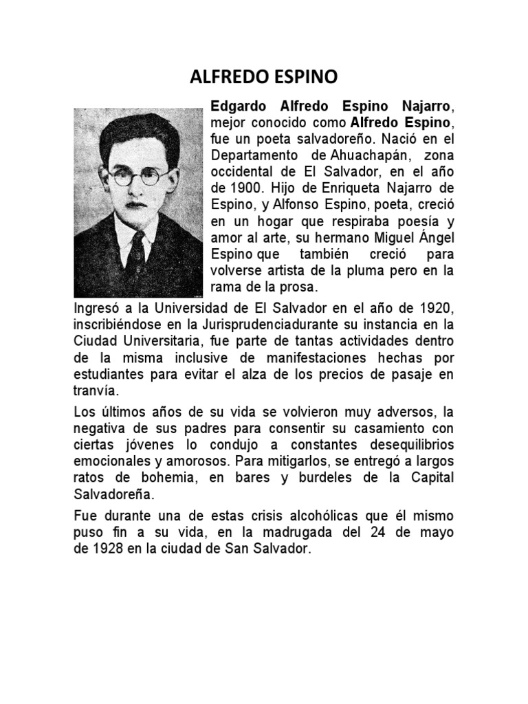 Alfredo Espino | PDF