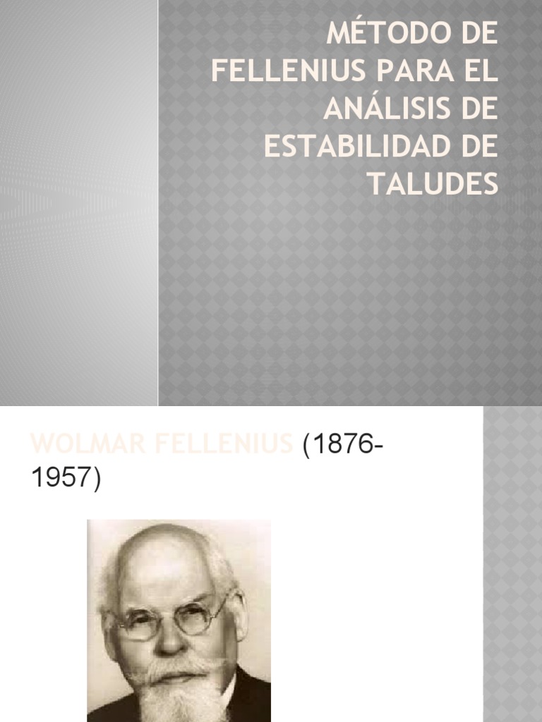 Método de Fellenius | PDF