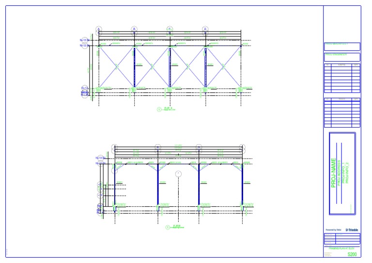 Proj-Architect: Framing Plan at Elev | PDF