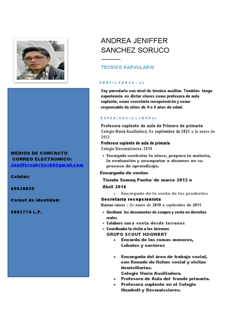 Curriculum Final | PDF | Educación de la primera infancia