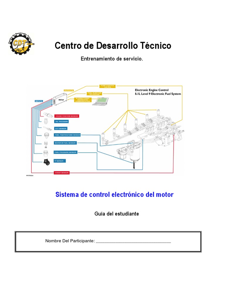 Sistema de Control Electronico Del Motor Guia Del Estudiante | PDF