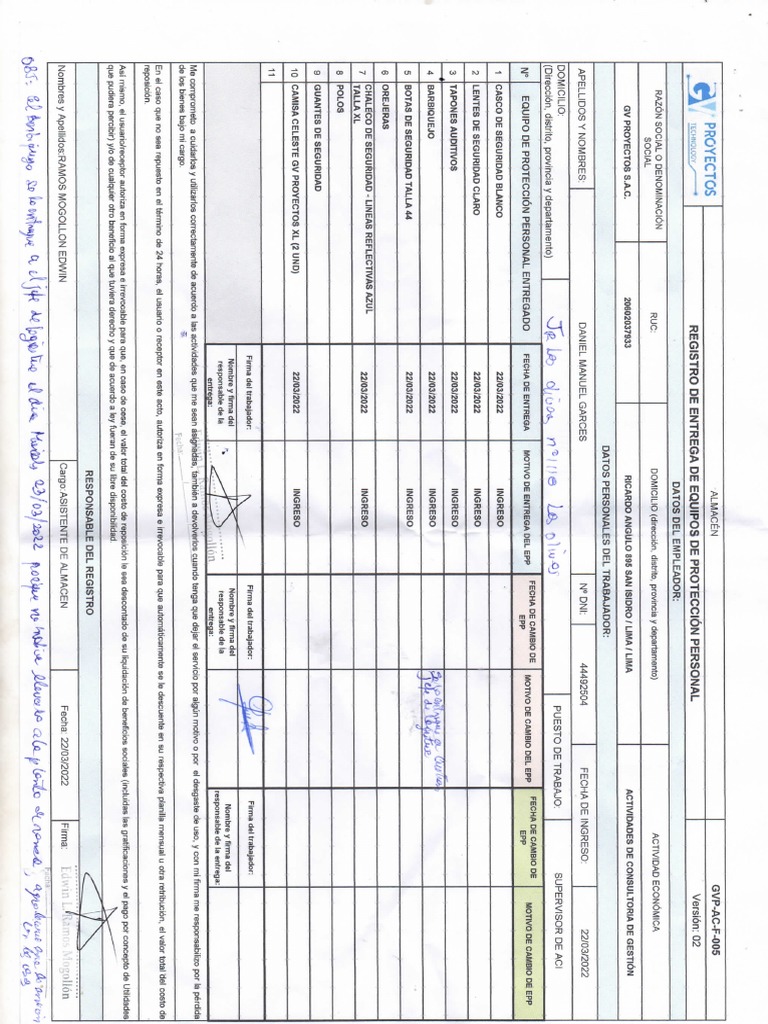 Entrega de Epps - Firmado Daniel Garces | PDF