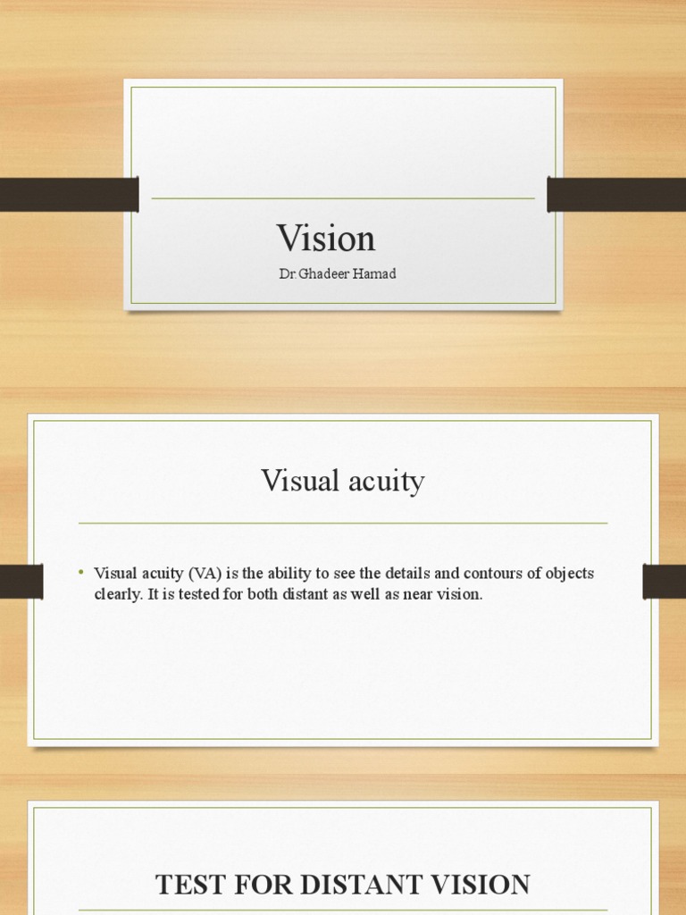 Vision | Download Free PDF | Color | Visual Acuity