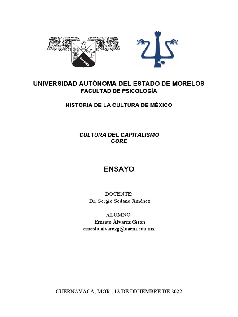 La influencia del capitalismo gore en la juventud mexicana según la ...