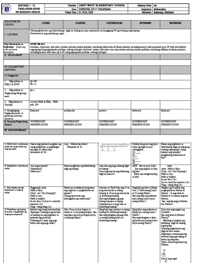 MATH 1 WEEK 9 2nd QUARTER | PDF MATH 1 WEEK 9 2nd QUARTER | PDF