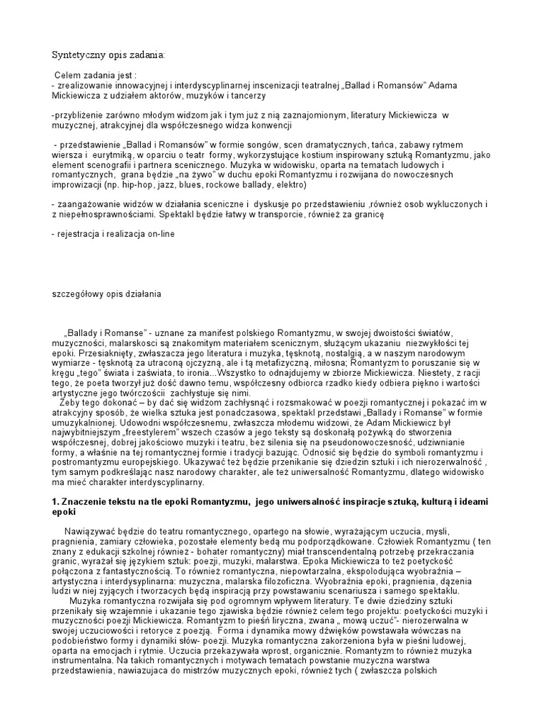 Ballady I Romanse | PDF