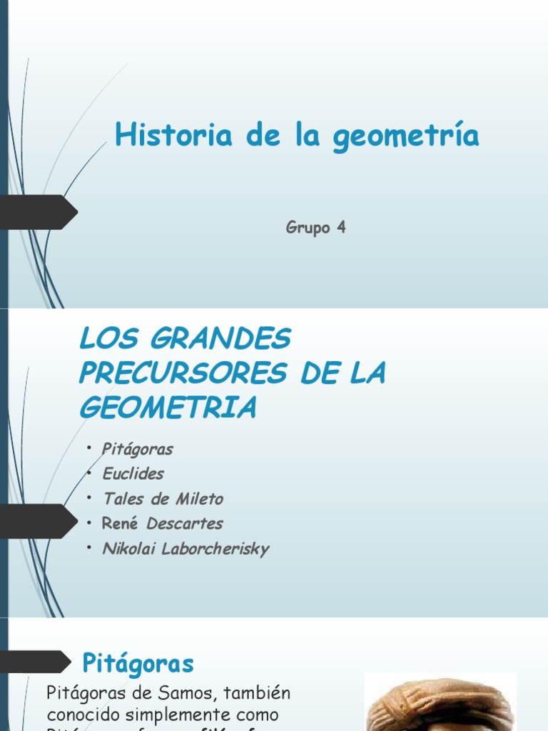 Historia y precursores de la geometría | PDF | Matemáticas | Science