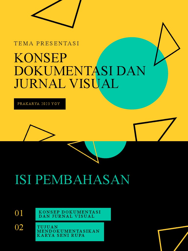 Konsep Dokumentasi Dan Jurnal Visual: Tema Presentasi | PDF