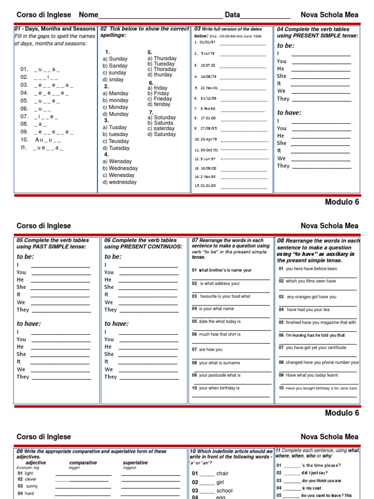 06 - Verifica | PDF | Linguistics | Languages