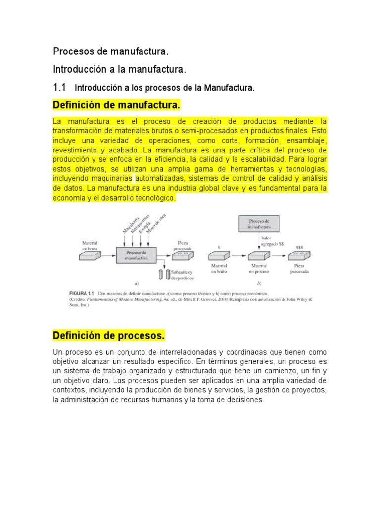 Introducción A Los Procesos de La Manufactura | PDF | Ingeniería | Soldadura