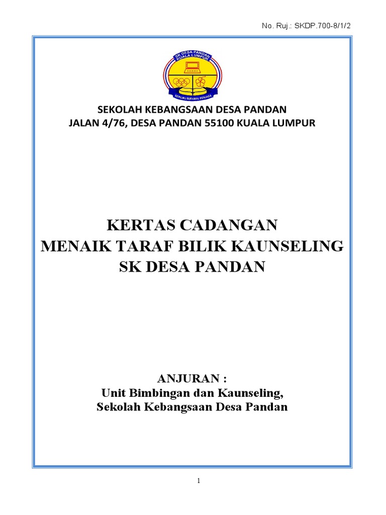 Kertas Kerja Bilik Kaunseling 2023 | PDF