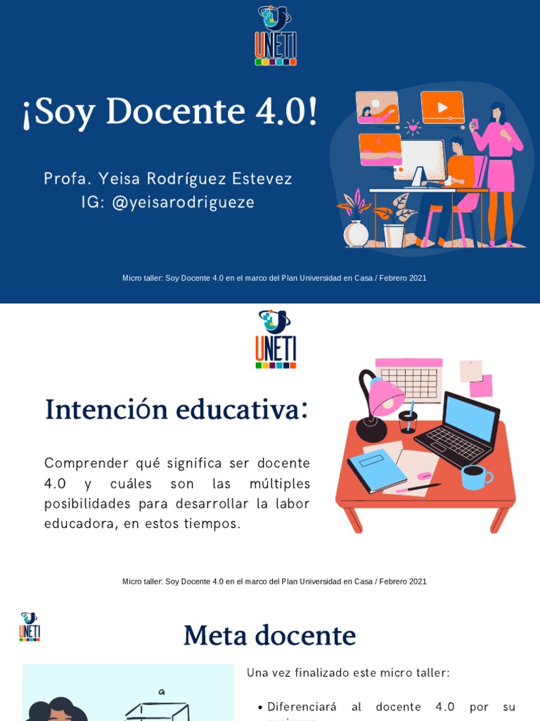 Soy Docente 4.0 | PDF | Maestros | Enseñando
