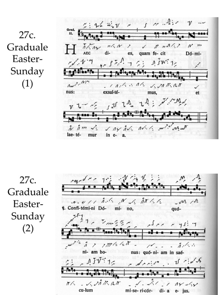 Excercise 2 Graduale Haec Dies | PDF