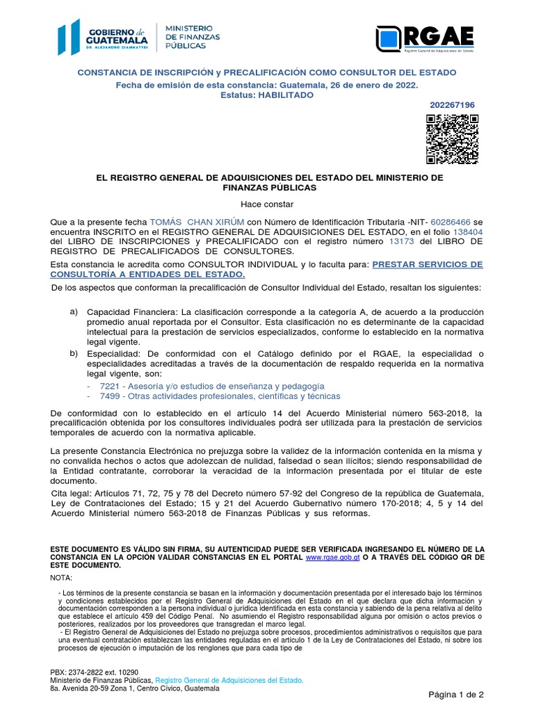 Rgae Tomas Chan 2022 | PDF | Derecho penal | Gobierno