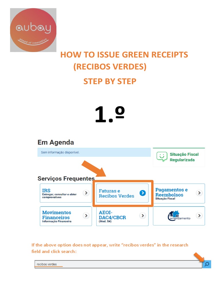 How To Issue Green Receipts - Step by Step | PDF