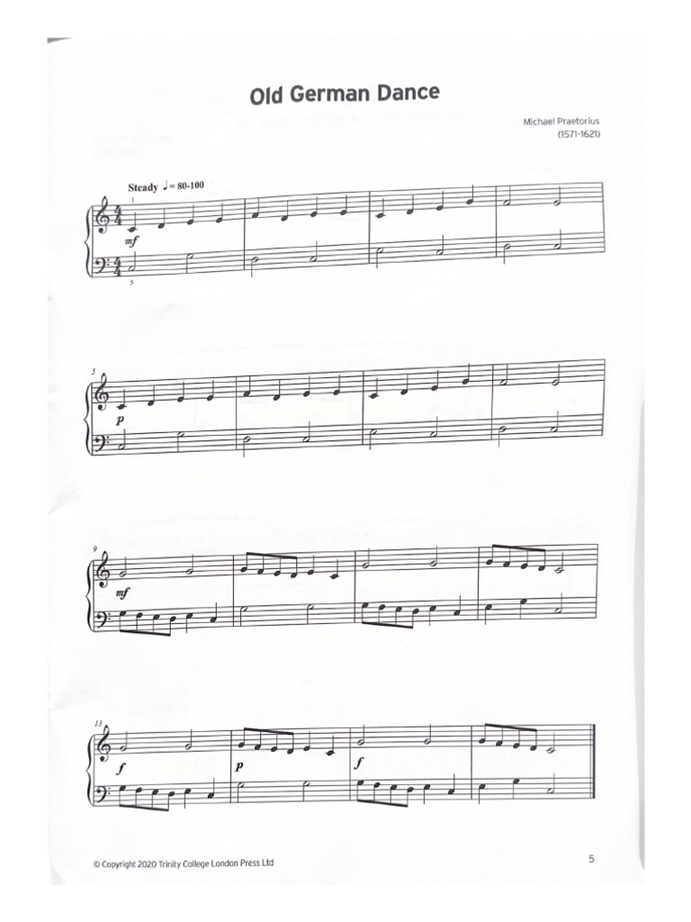 Old German Dance Pdf