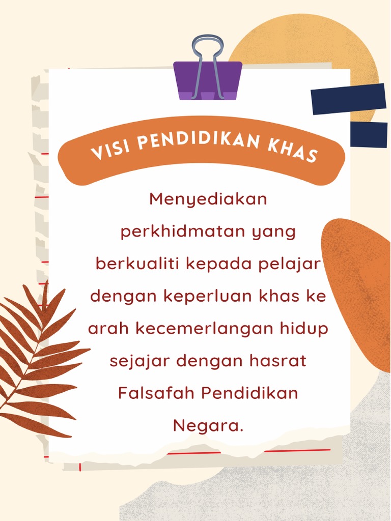 Visi Misi Pendidikan Khas | PDF