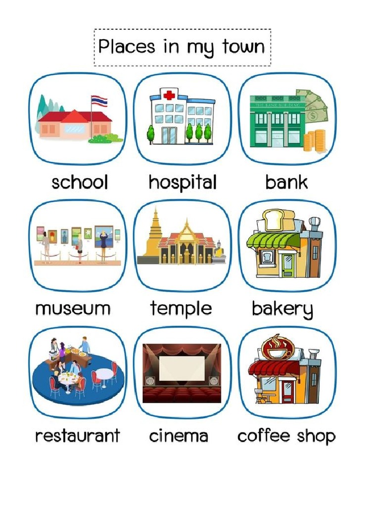 Places in Town | PDF