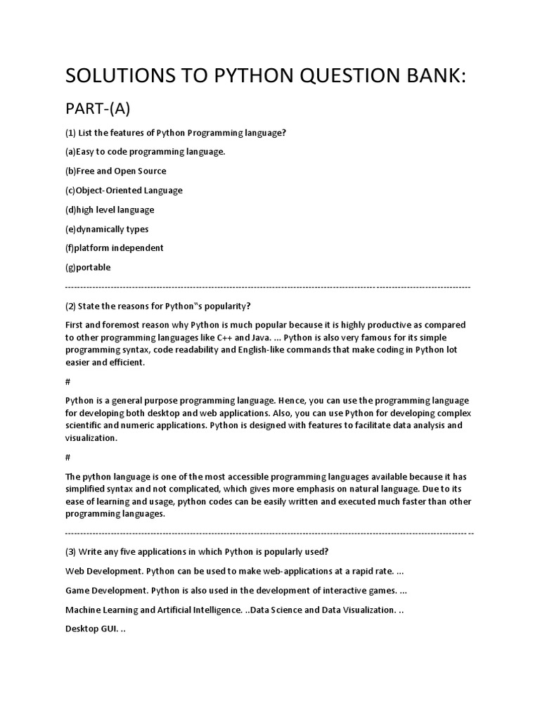 Python Module 1 2 3 CIE 1 Complete Solutions | PDF | Control Flow | Computer Programming