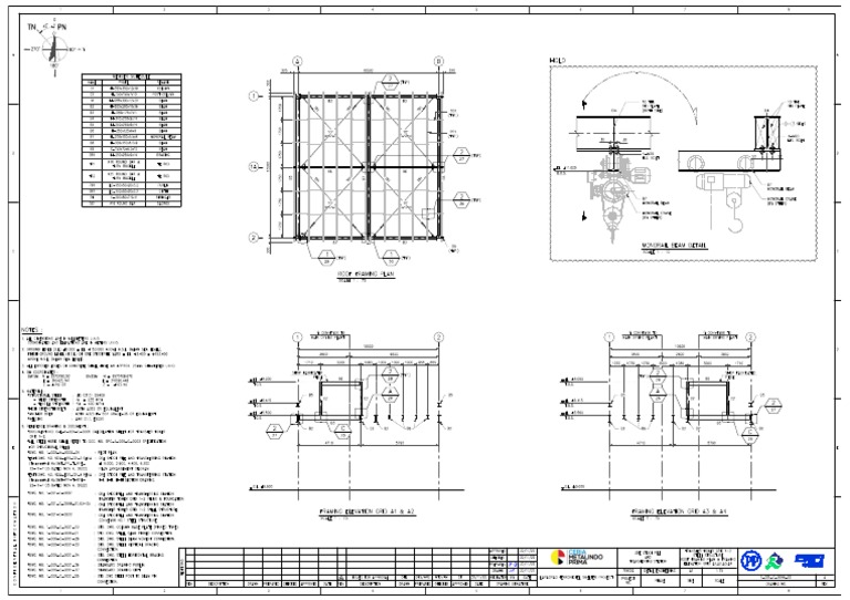 1-001-C-0008-02 - Roof Framing Plan - Elevation A1 A4 Rev.A | PDF