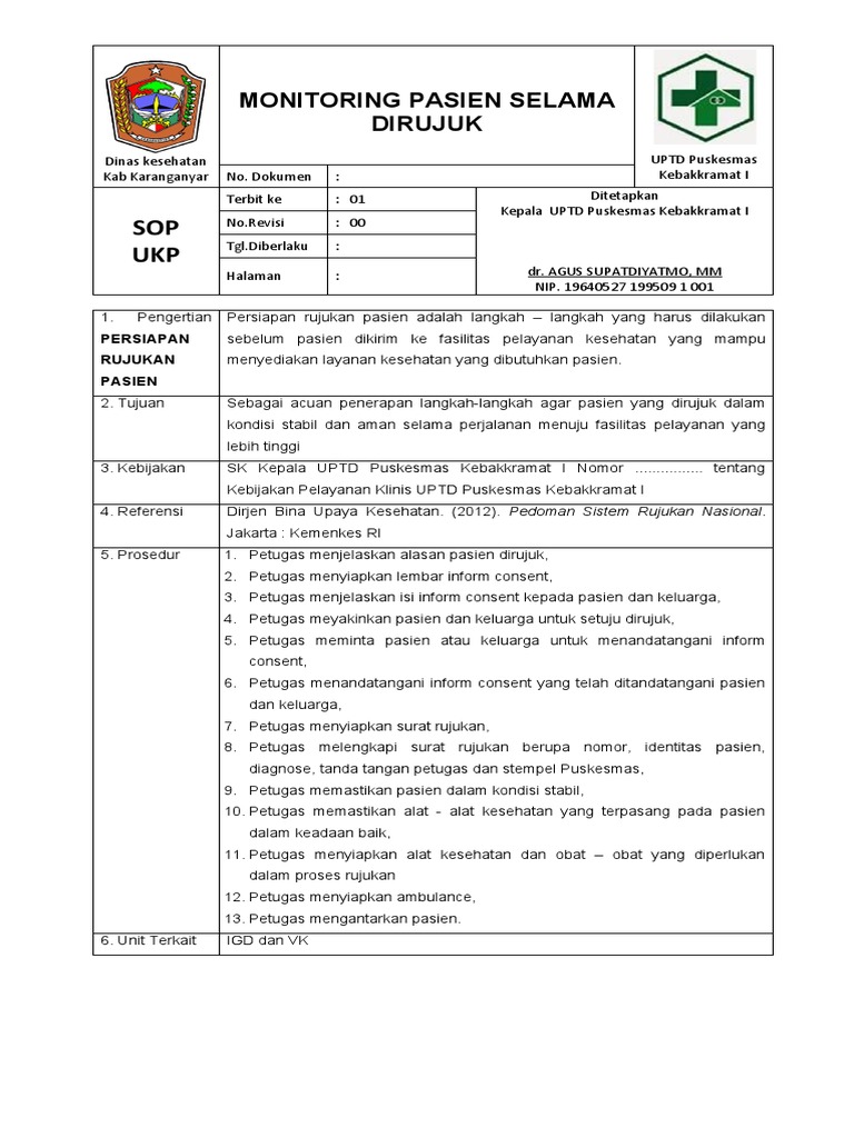 12.2 SOP Rujukan | PDF | Pengembangan Diri | Sains & Matematika