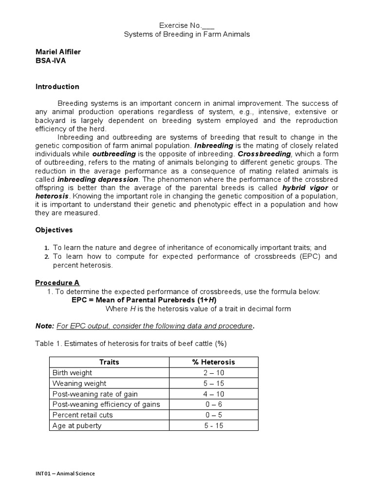 Alfiler - Breeding-Systems-in-Farm-Animals | PDF | Selective Breeding | Ethology