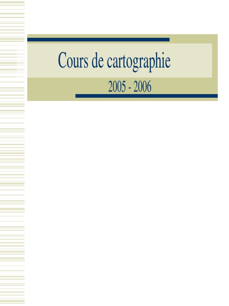 Carto 1 | PDF | Cartographie