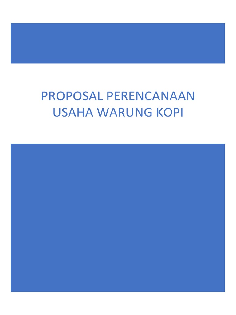 Tugas Proposal Usaha PKK | PDF