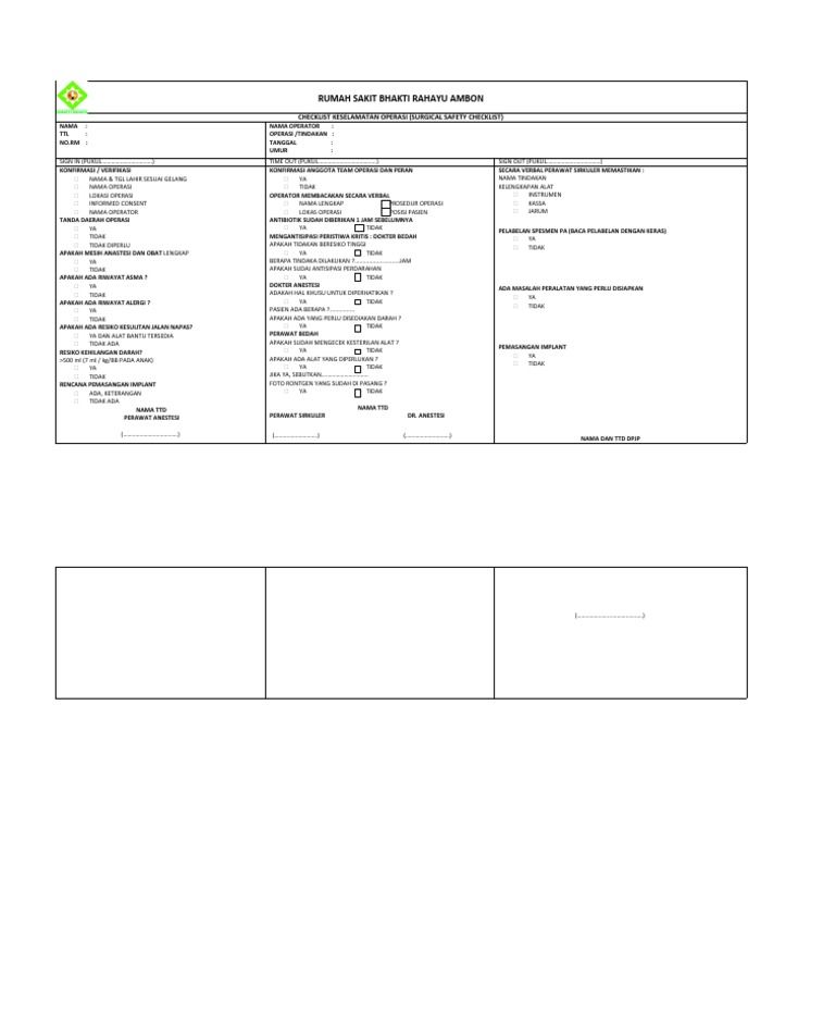 Prosedur Time Out | PDF