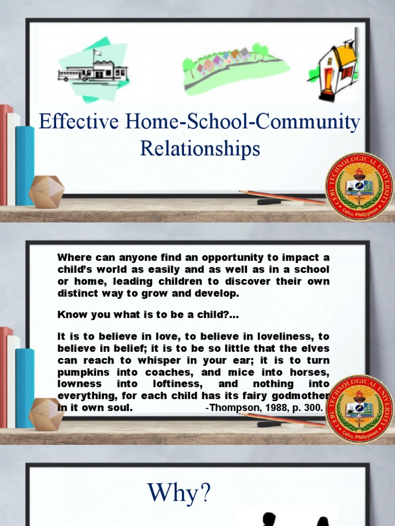 Effective Home-School-Community Relationships | Download Free PDF ...