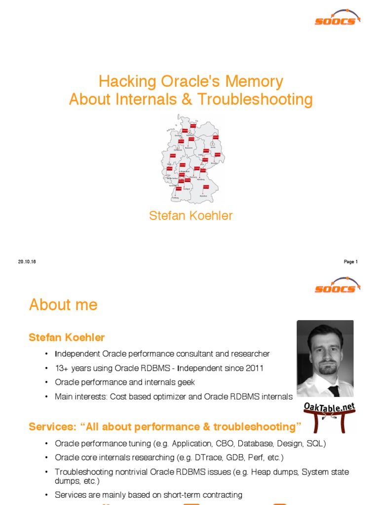 DOAG Regio NUE Hacking Oracles Memory About Internals Troubleshooting ...