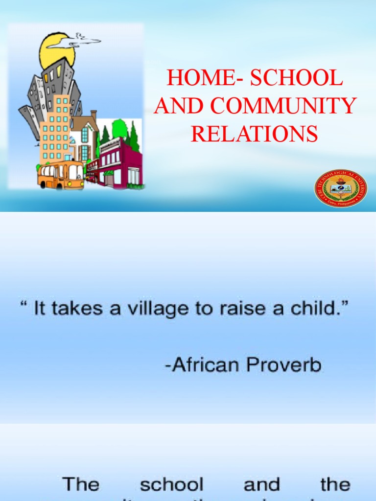 School and Community Relations | PDF