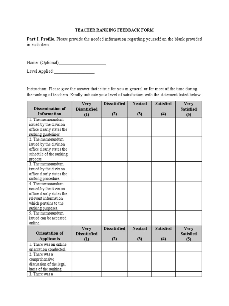 An Analysis of Teacher Satisfaction with the School Division's Teacher ...