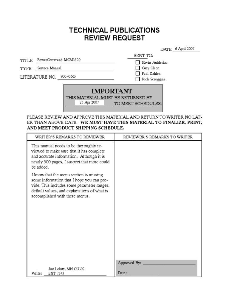 MCM3320 Service | PDF | Menu (Computing) | Power Engineering