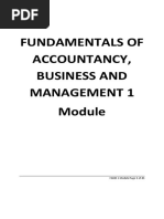 Accountancy, Business and Management (Abm) Grade 11 Grade 12 First ...
