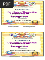 Honesty Award Certificate | PDF