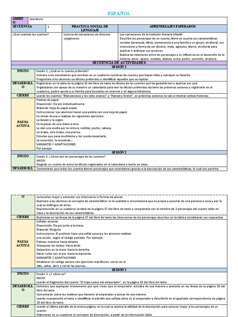 Semana 3, Segundo Grado. | PDF | Evaluación | México