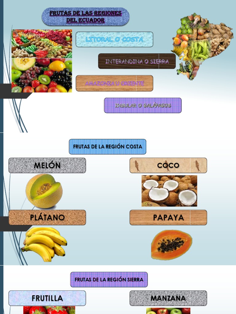 Frutas Del Ecuador | PDF