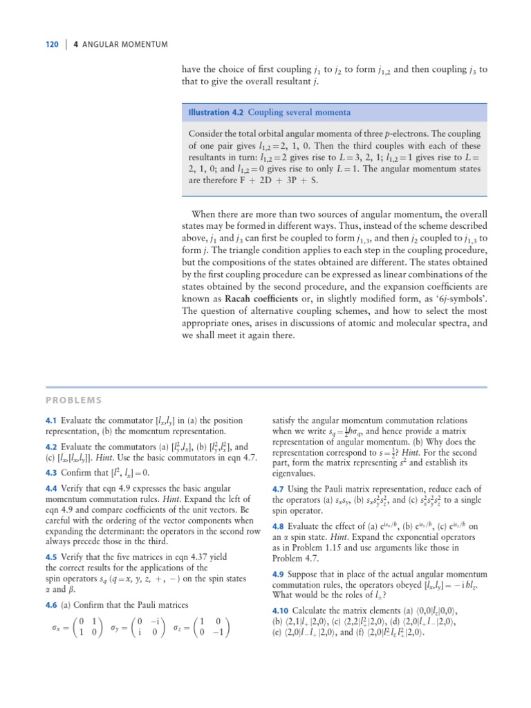Problemas Atkins | PDF | Spin (Physics) | Atomic Orbital