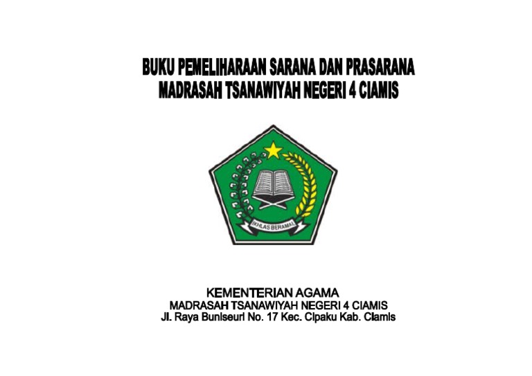 Cover Buku Pemeliharaan Sarpras | PDF