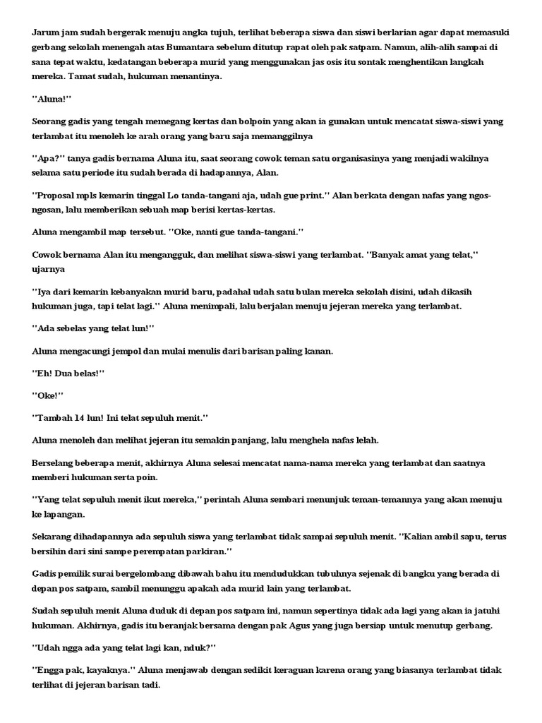 Dokumen Jurnalistik Cerpen | PDF