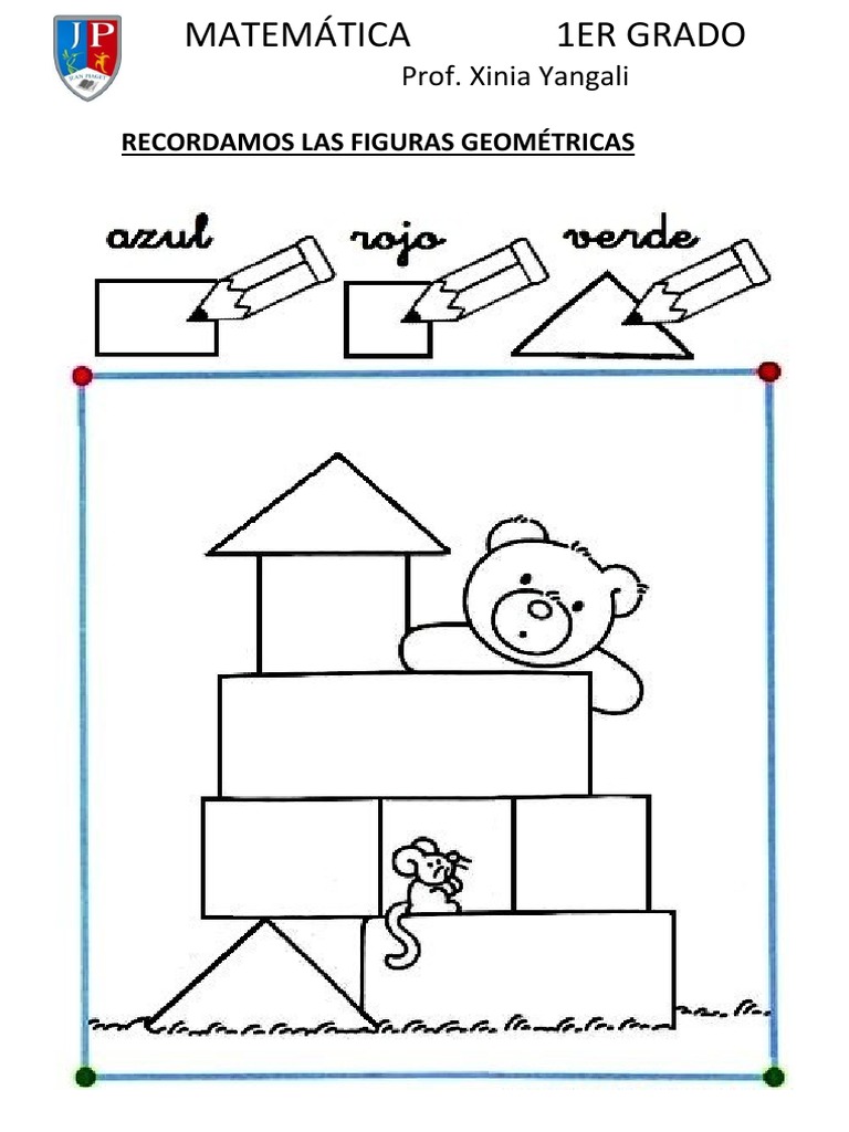Actividades de Figuras Geométricas 1er Grado | PDF