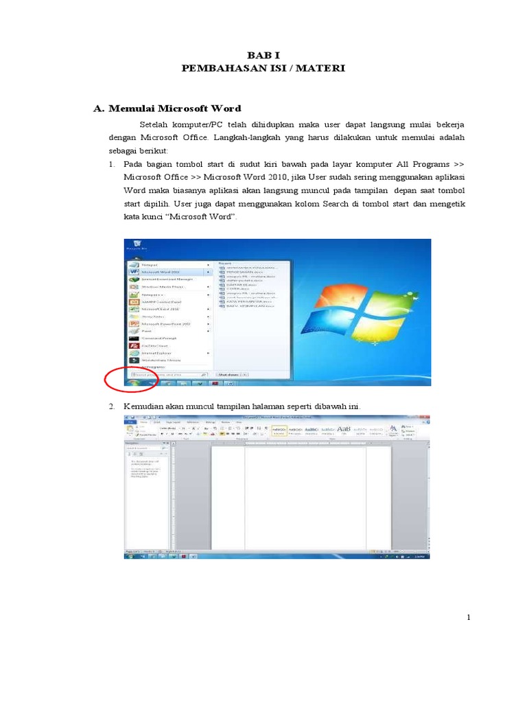 Modul Pembelajaran Microsoft Office 2010 | PDF